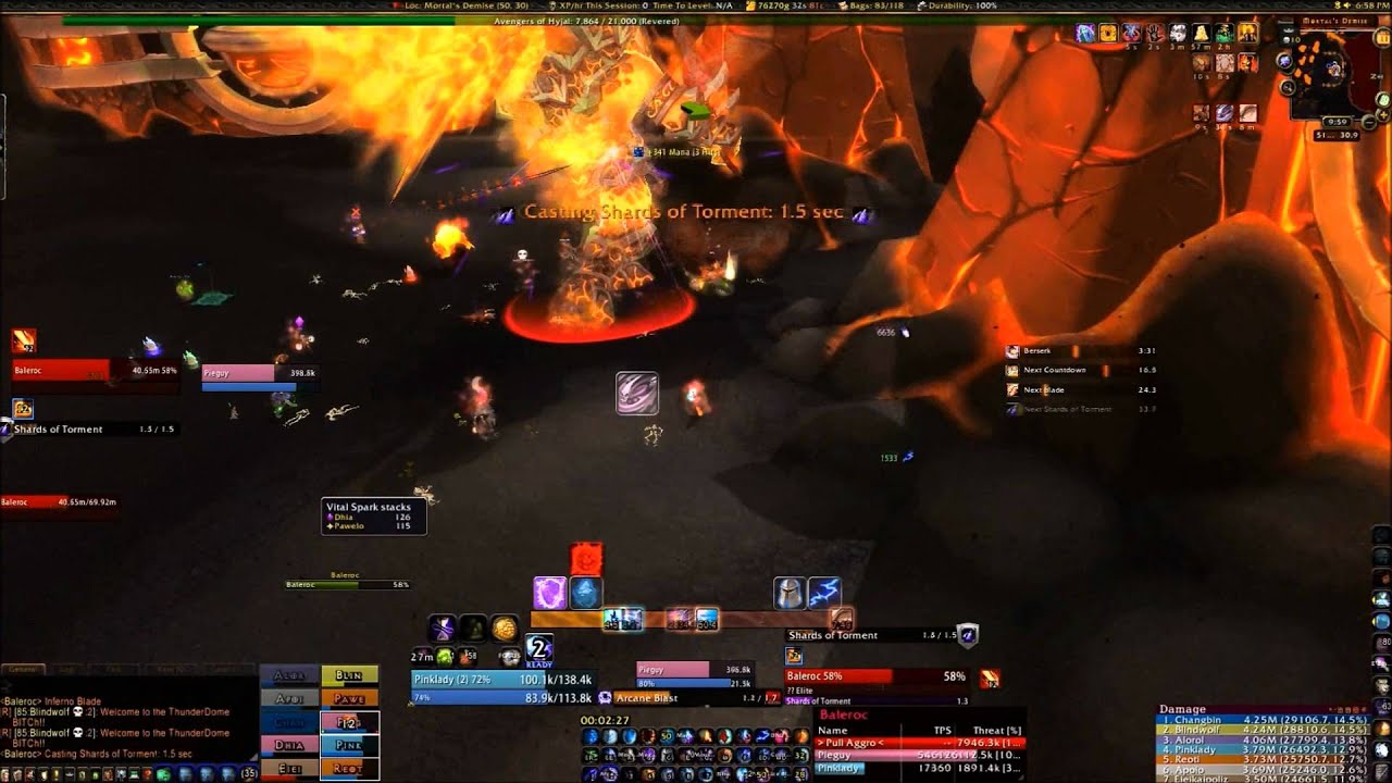 Echelong VS Baleroc 10 man Heroic - YouTube