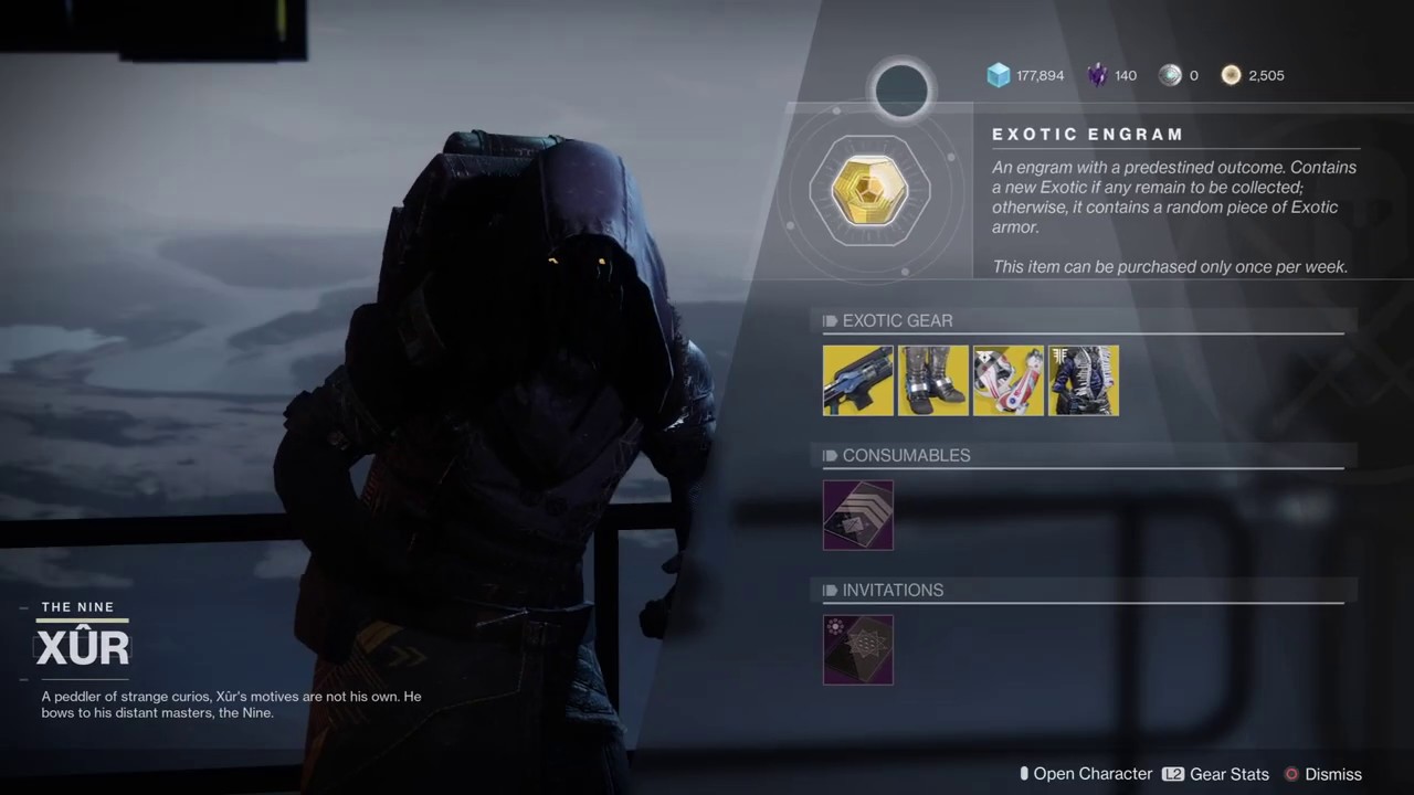 [Destiny 2] Xur Location & Inventory- March 13th - YouTube
