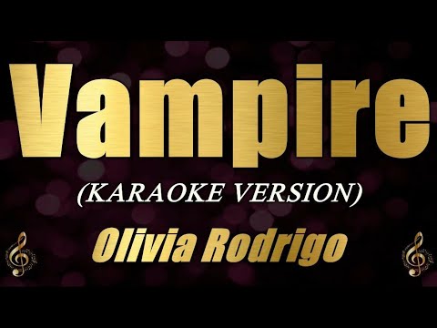 Vampire - Olivia Rodrigo (Karaoke) - YouTube