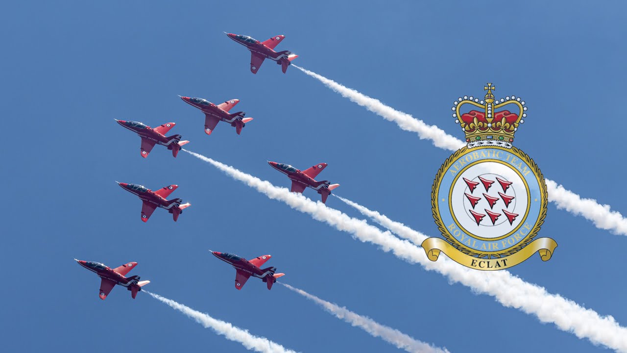 RED ARROWS - Springhawk Exercise 2022 - Public Display Authority - YouTube