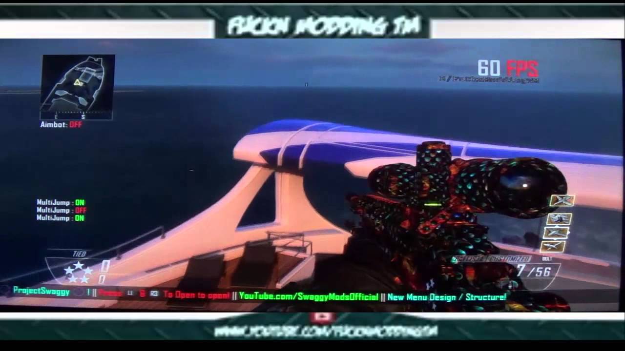 [PS3] Project Swaggy V1 Black Ops 2 GSC Mod Menu [1.19] - YouTube