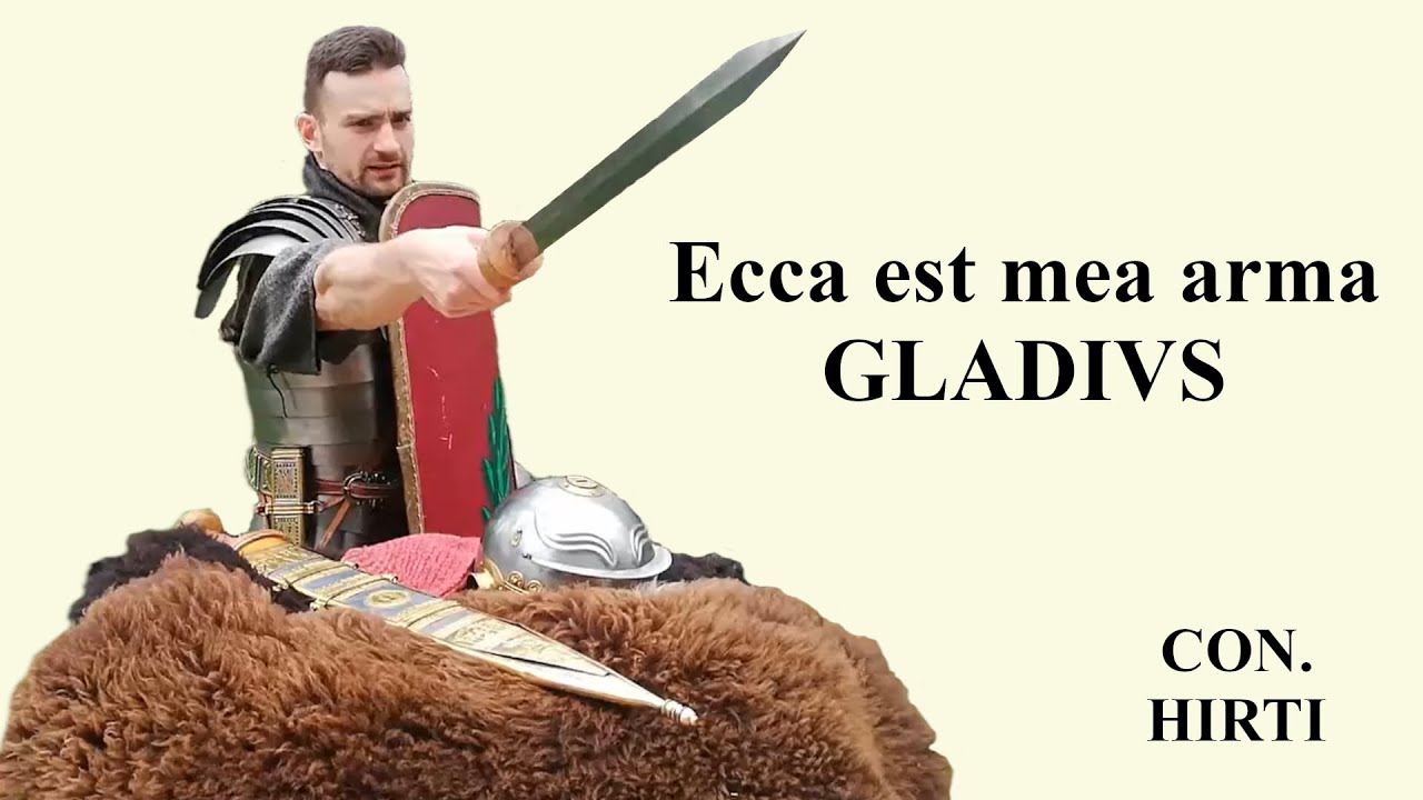 Gladius - Roman Sword in Latin - YouTube