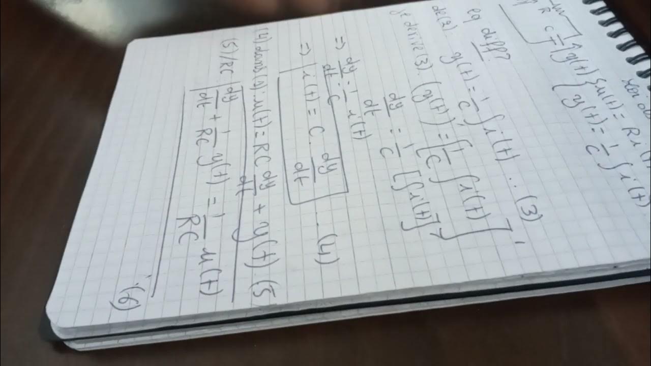 Module Identification : Chapitre 1 Modélisation - Partie 1/2 - YouTube