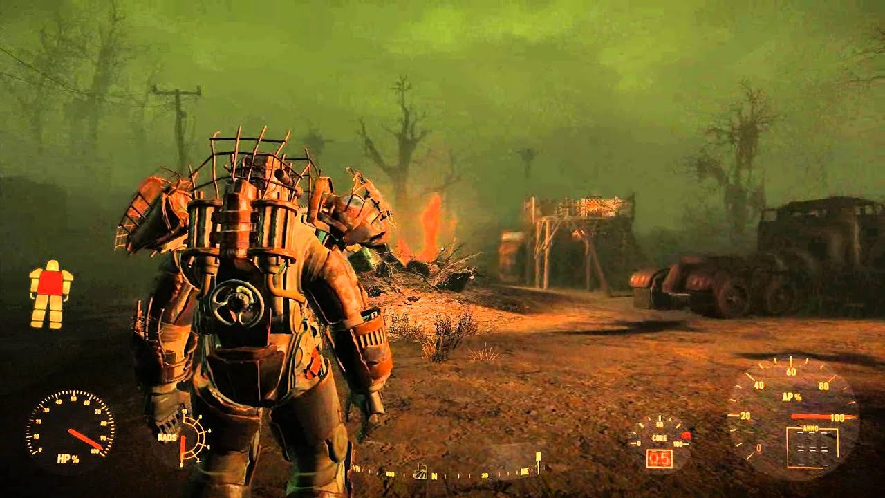 Fallout 4: Raider Power armor Full set - YouTube