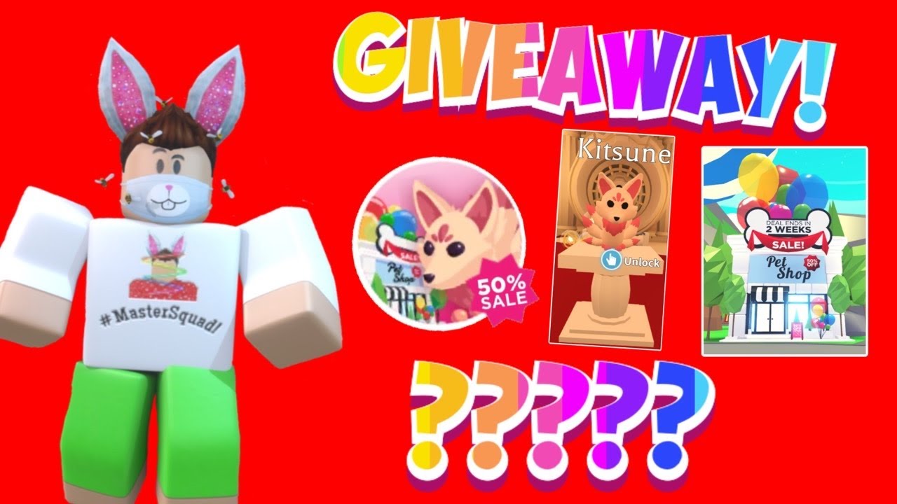 KITSUNE GIVEAWAY IN ADOPT ME!! (ROBLOX) - YouTube