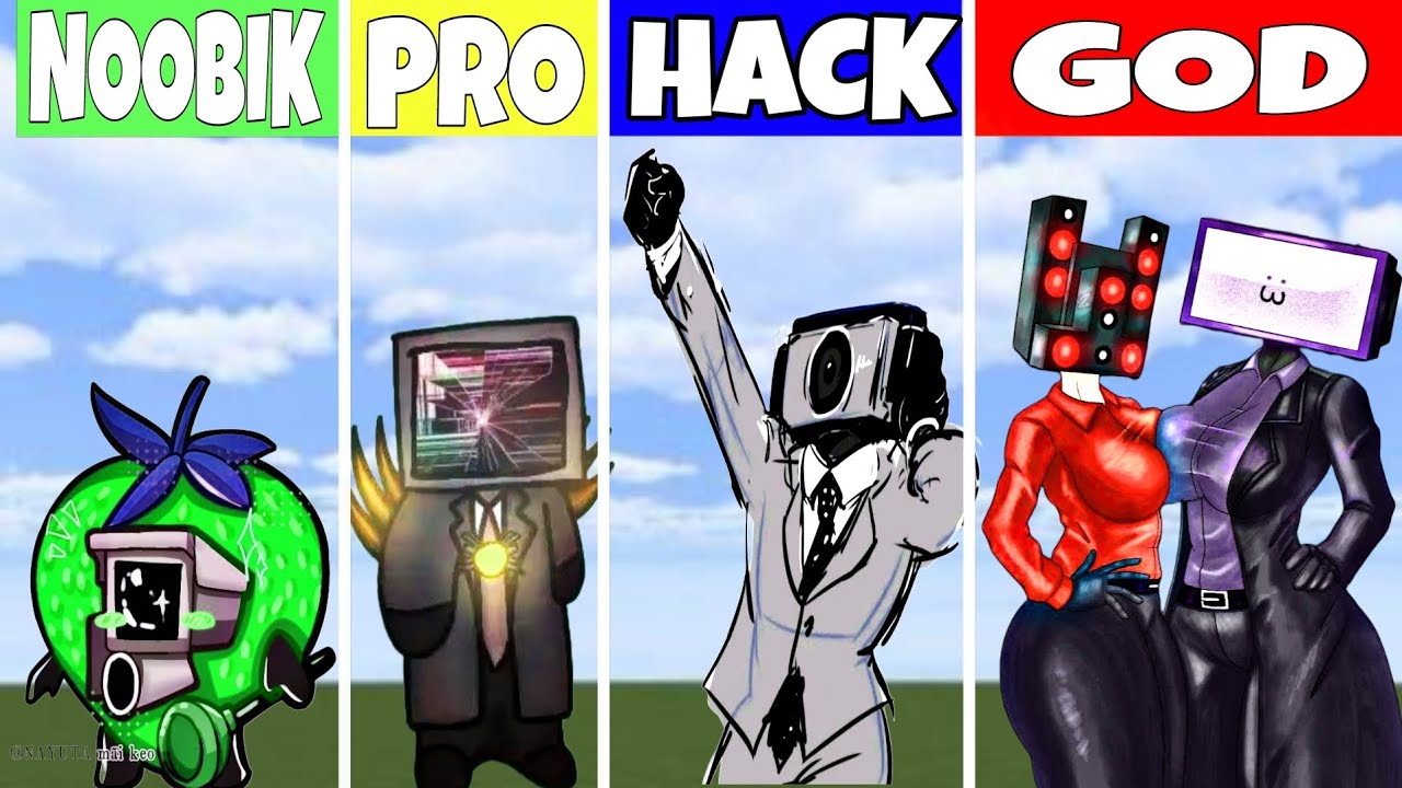 Skibidi toilet | Noobik, Pro, Hack, God | - YouTube