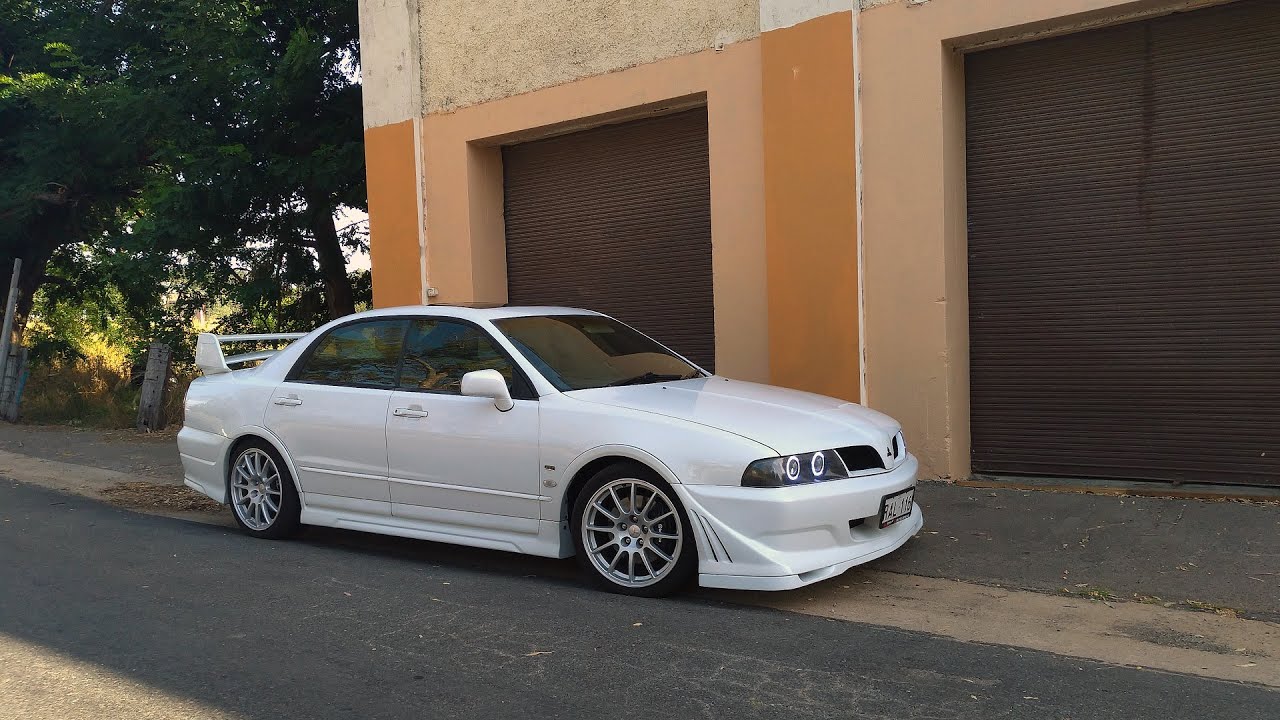 Out for a drive in the Ralliart Magna - YouTube