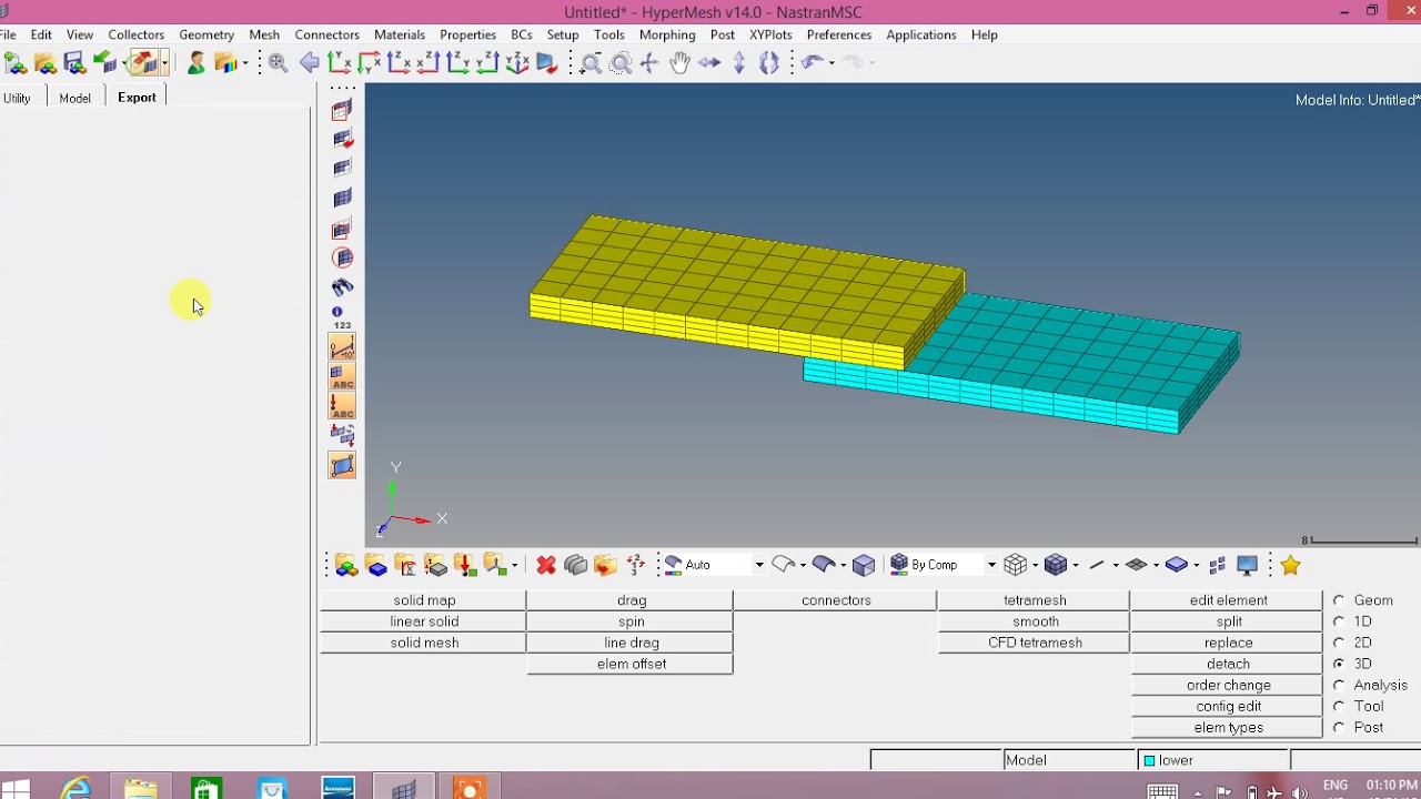 Hypermesh to Ansys Workbench Tutorial - YouTube