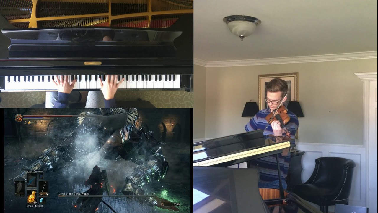 Dark Souls 3 Main Menu Theme (Piano + Violin Duet) - YouTube