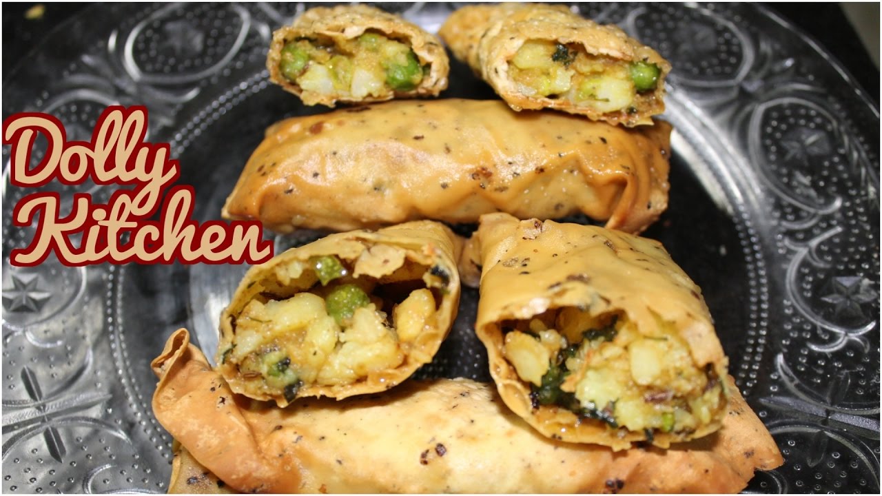 Papad Roll Recipe - घर पर झटपट क्रिस्पी पापड़ रोल कैसे बनायें - Instant ...