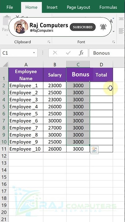 Paste Special Add In Excel Raj Computers Raj Sir Shorts Pastespecialadd Exceltricks Youtube