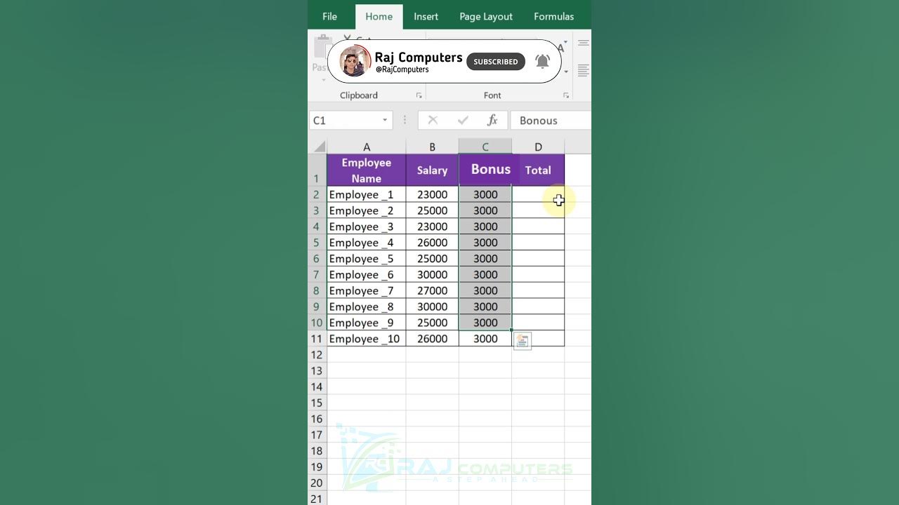 Paste Special Add In Excel Raj Computers Raj Sir Shorts Pastespecialadd Exceltricks Youtube