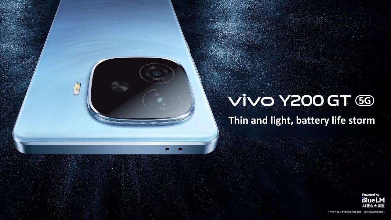Vivo Y200 GT 5G: Thin and light, battery life storm Official Video ...