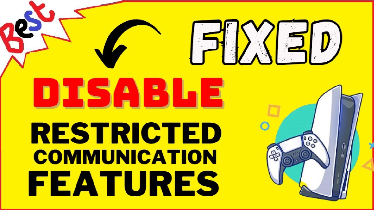 How to Take OFF Restricted Communication Features on PS5 - YouTube