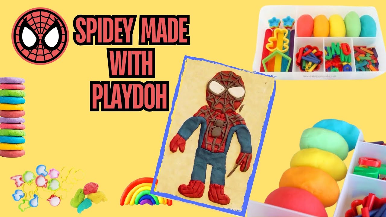 Making of Spidey using kids play doh #spidey #spideyandhisamazingfriend ...