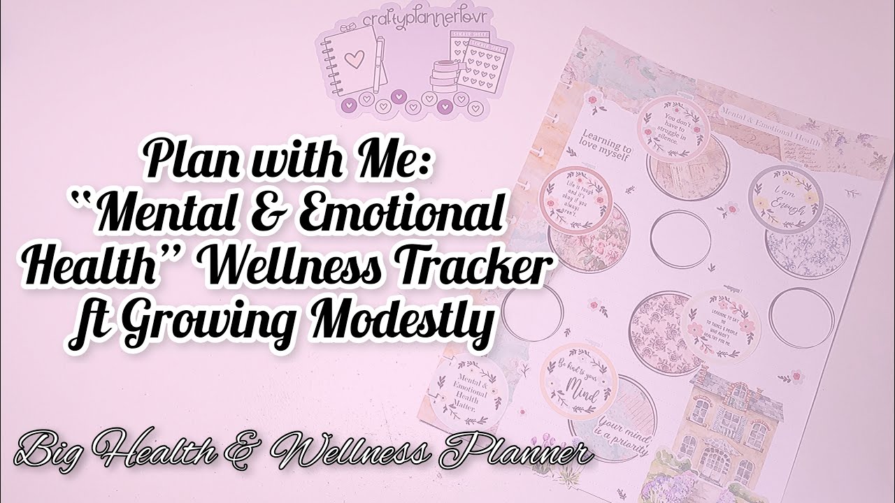 Plan with Me: “Mental & Emotional Health” page // Mental Health ...