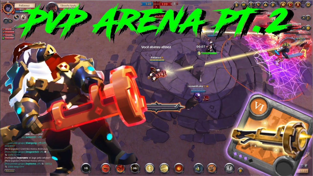 ALBION ONLINE | UM NOVATO NA ARENA DE CRISTAL PT.2 #albiononline # ...
