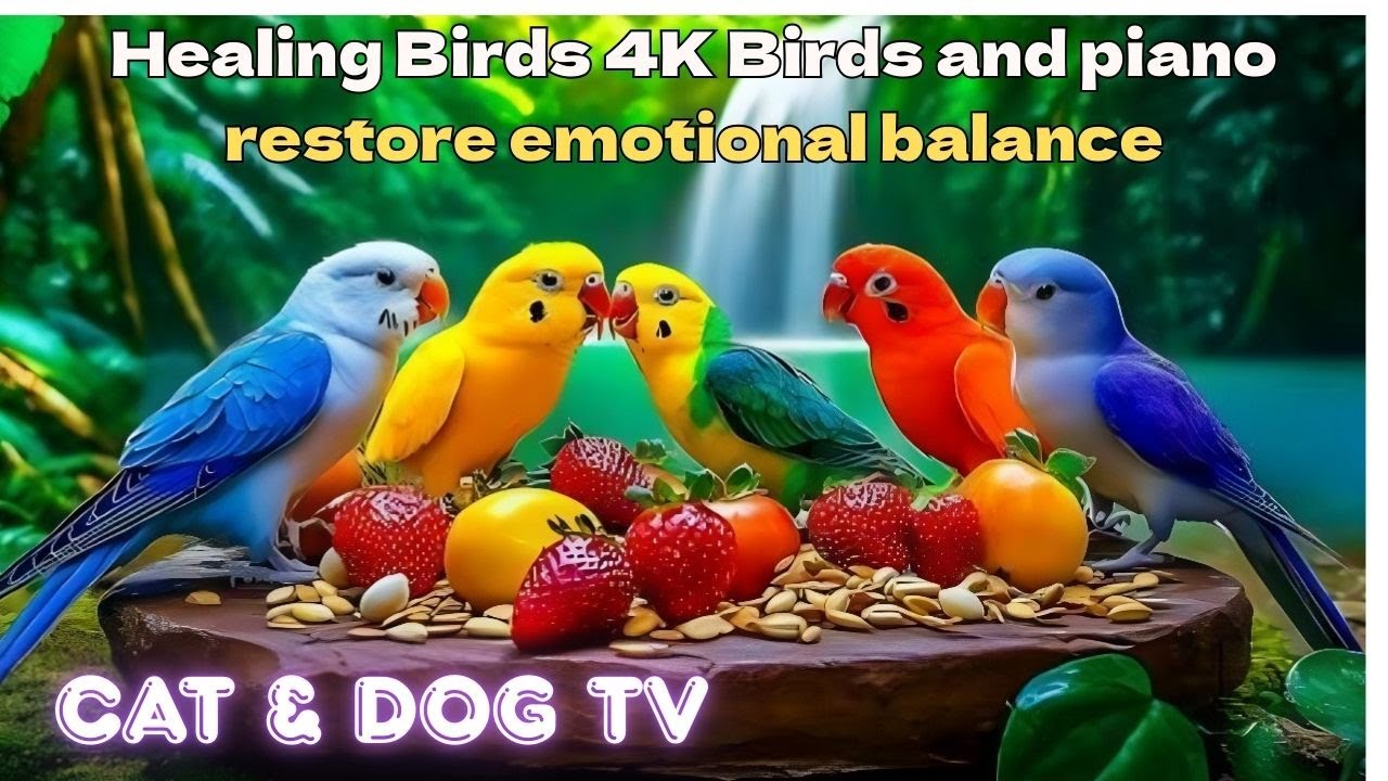 Healing Birds 4K Birds and piano restore emotional balance - YouTube