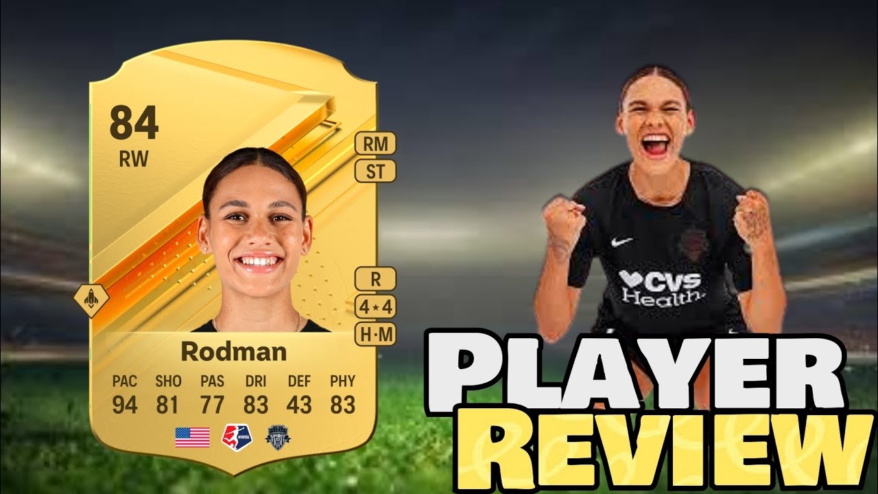 EA FC 24 TRINITY RODMAN 84 PLAYER REVIEW - YouTube
