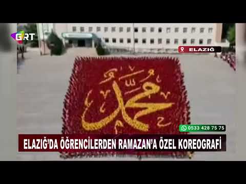 Elazığ’da Öğrencilerden Ramazan’a Özel Koreografi