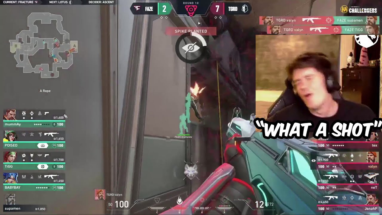 TGRD Valyn Shows PRECISE GUNPLAY SHOT In VCT Challengers | Sliggy ...