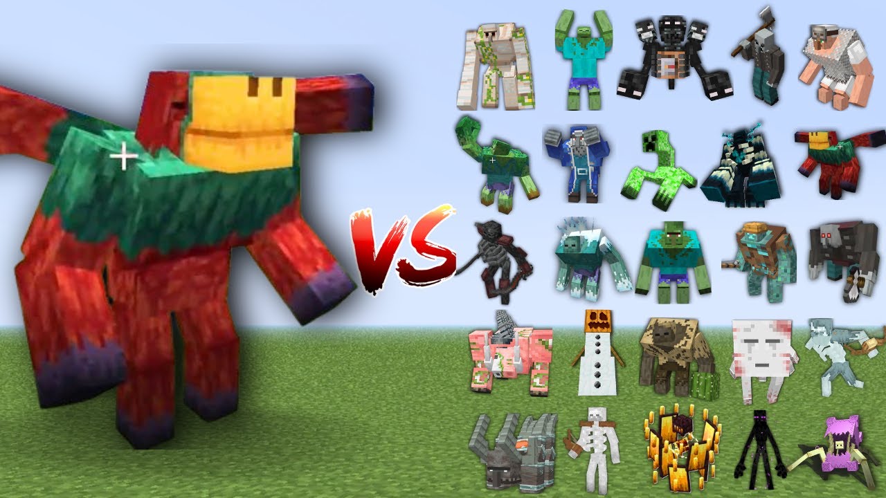 Mutant Sniffer vs All Mutant Mobs in Minecraft Mob Battle - YouTube