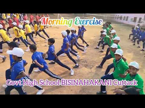 Group Exercise 250 School Students | Exercise | Morning Exercise ...