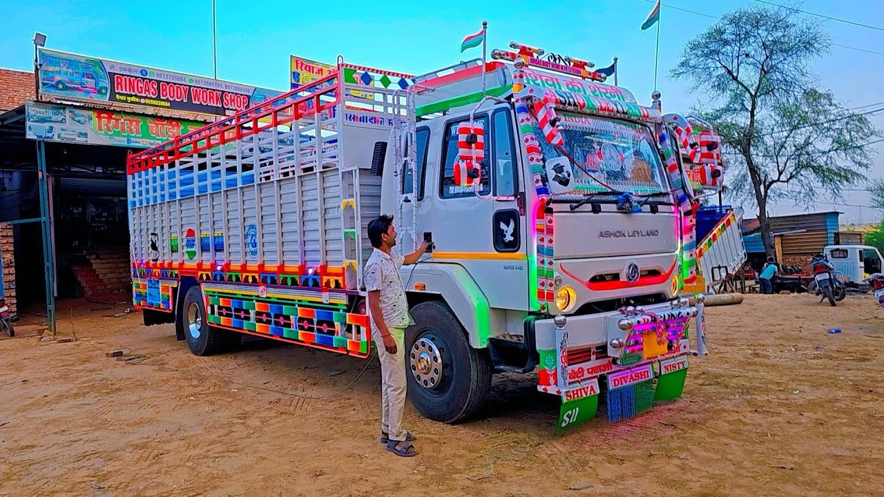 Ashok leyland 1915 sleeper cabin modified! ashok leyland 1815 bs6!! # ...