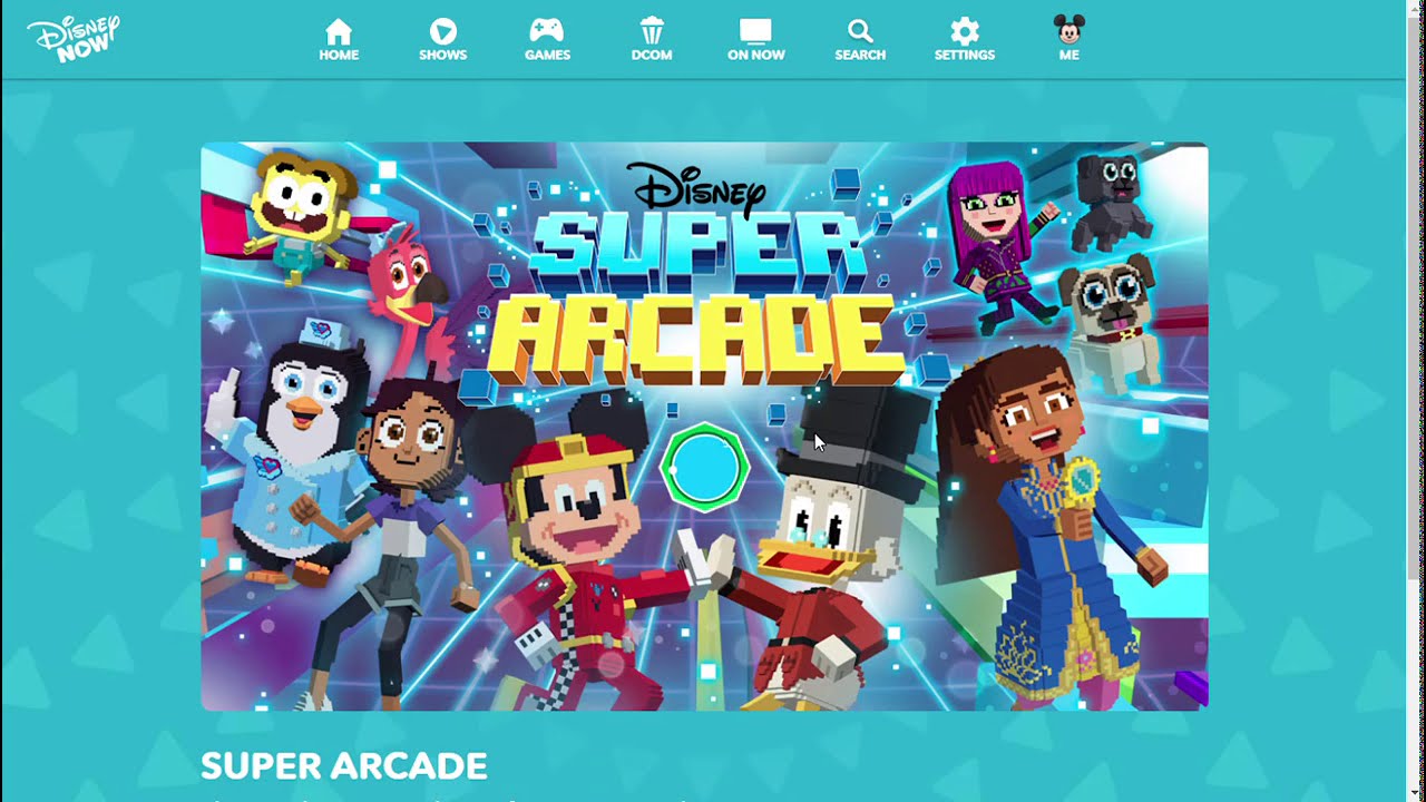 Super Arcade | Disney Channel Games | GAMETRIX | 2020 | - YouTube