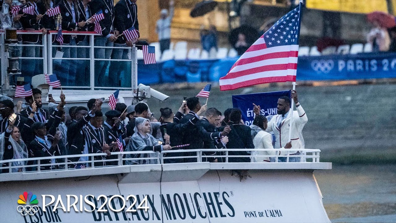 Behind the scenes and on the boat with Team USA at the Opening Ceremony ...