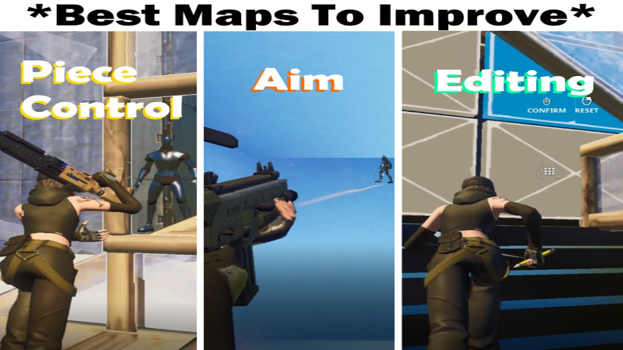 Top 3 Best Maps To improve in fortnite.. - YouTube