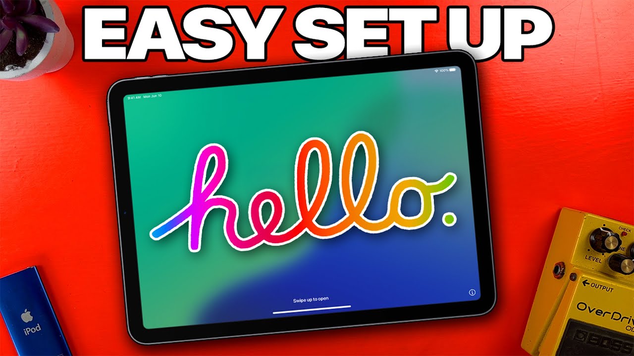 Setting Up Your New iPad Made Easy - YouTube