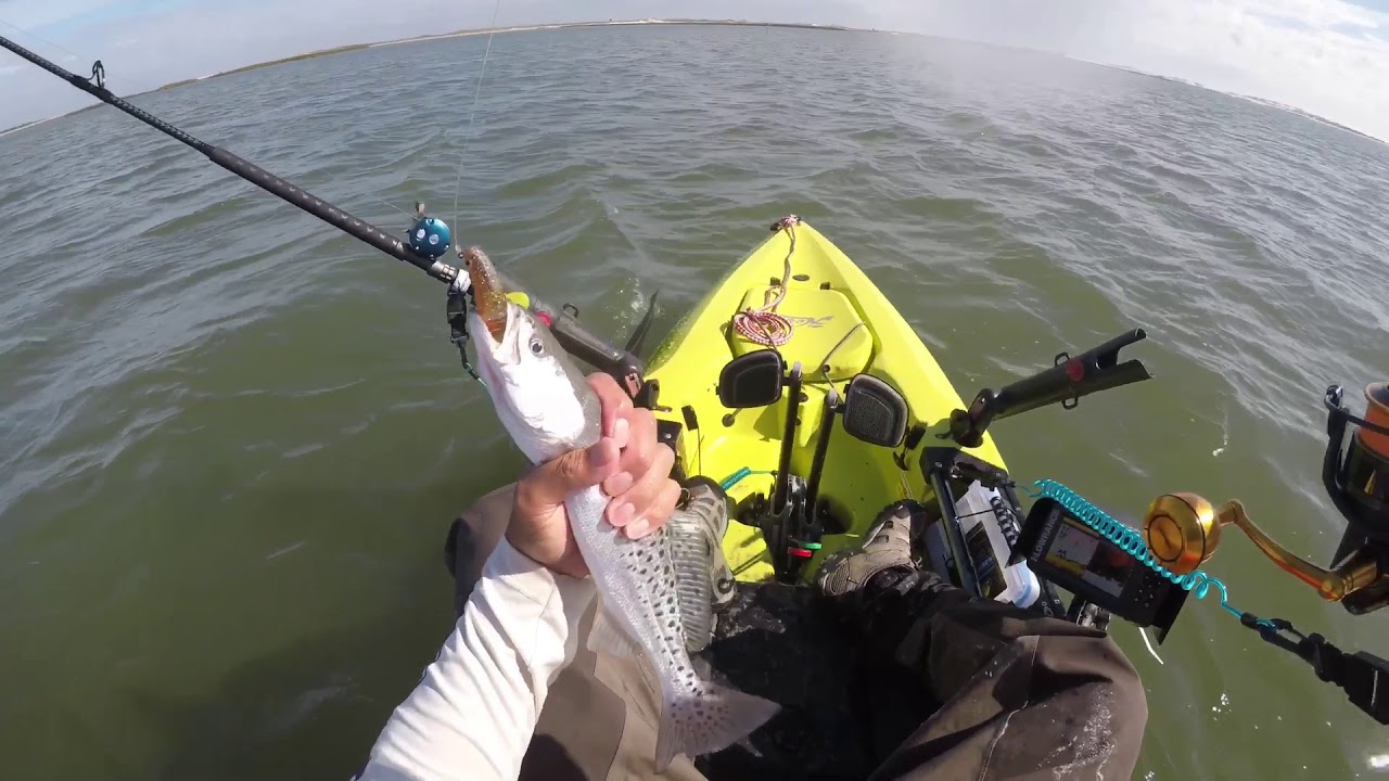 Kayak fishing Ft. George inlet - YouTube