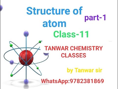 Structure of atom class-11,(NCERT) - YouTube