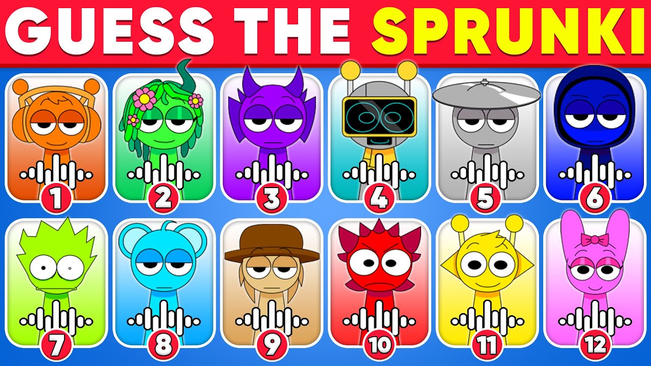 🔊 Guess The Sprunki Pyramixed Characters by their VOICE!? | Incredibox ...