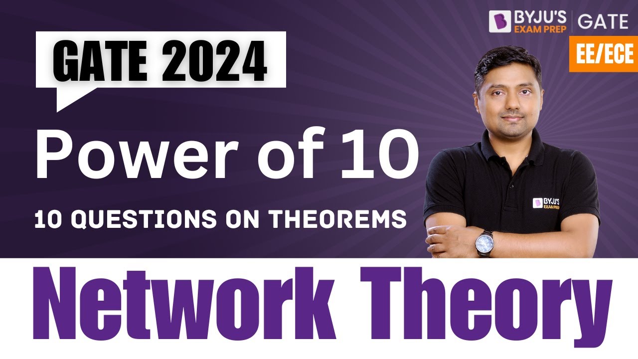 GATE 2024 | Network Theory | 10 Questions on Theorems | BYJU'S GATE ...