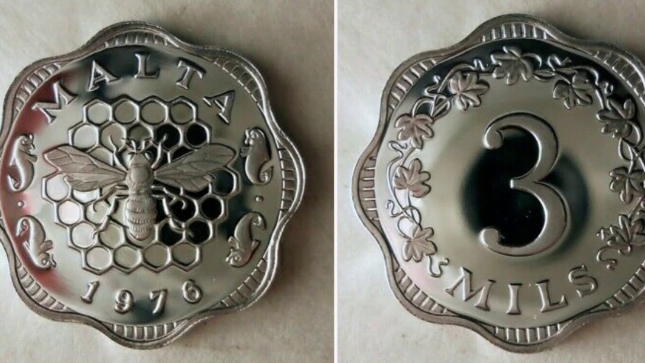 MALTA 1976 3 MILS Coin WORTH? - YouTube
