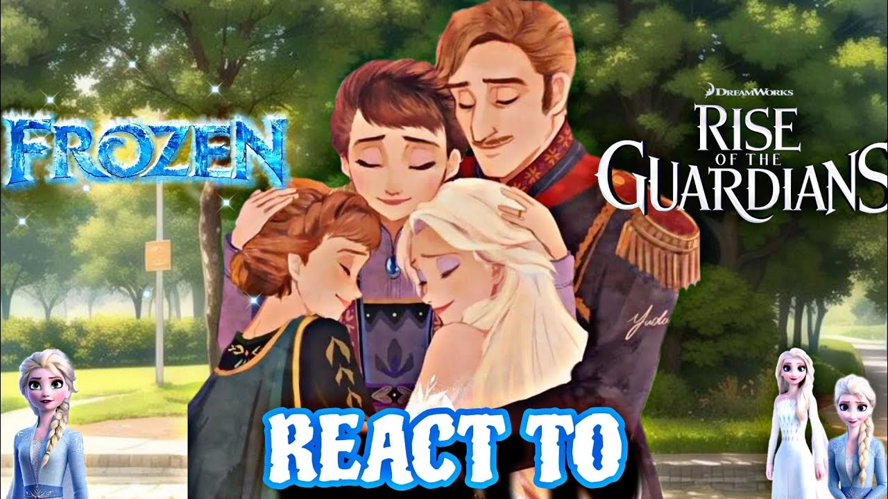 🐼FROZEN AND RISE OF THE GUARDIAN'S ANNA REACT TO ELSA . (JELSA) Gacha ...