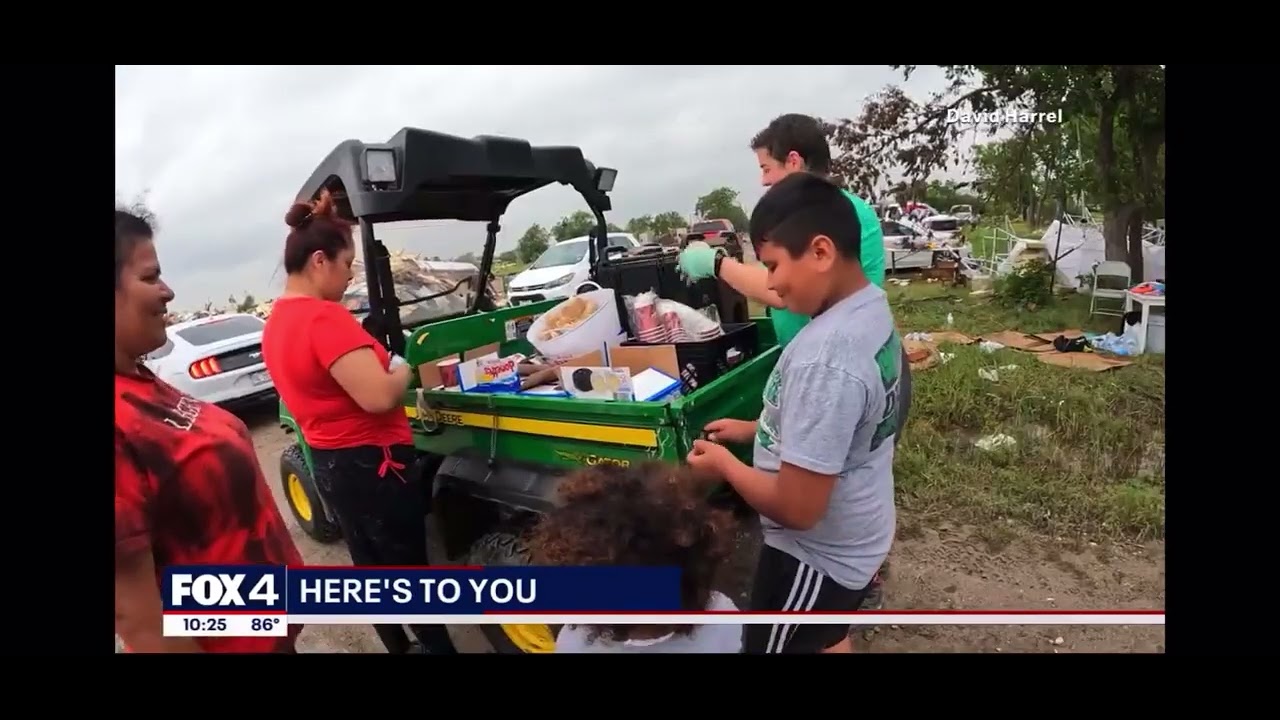 Fox 4 Here's to You - Good Shepherd Disaster Relief - Valley View, TX ...