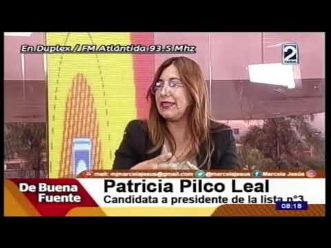 Patricia Pilco Leal - Candidatra a Presidente De La lista N° 3 En De Buena Fuente Con Marcela ...