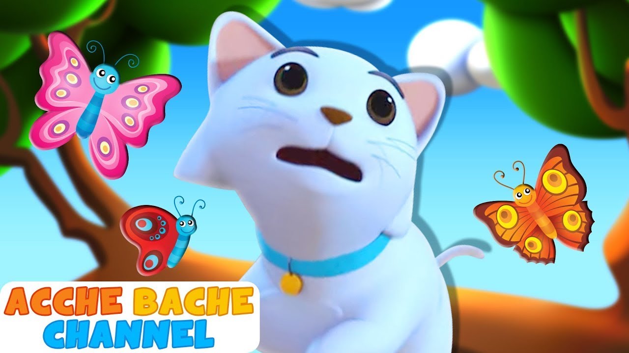Billi Mausi Billi Mausi बिल्ली मौसी + Hindi Nursery Rhymes And Balgeet ...