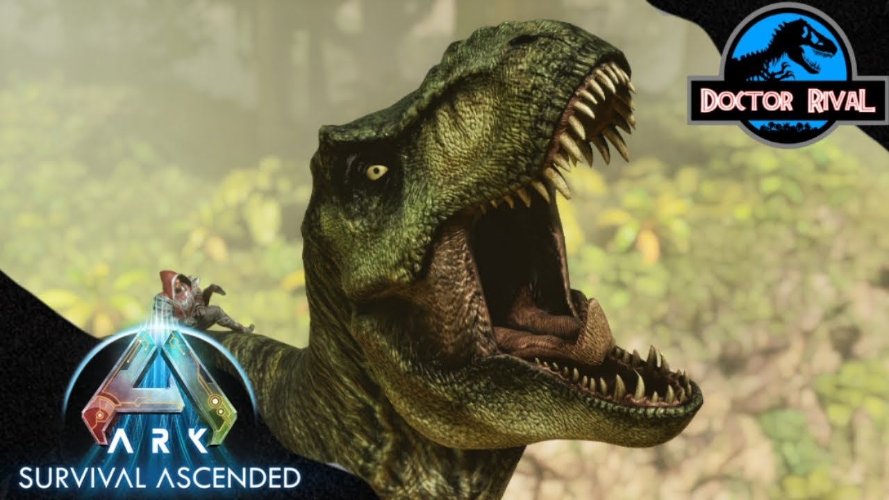 I tamed a Jurassic Tyrannosaurus Rex || Ark Survival Ascended ...