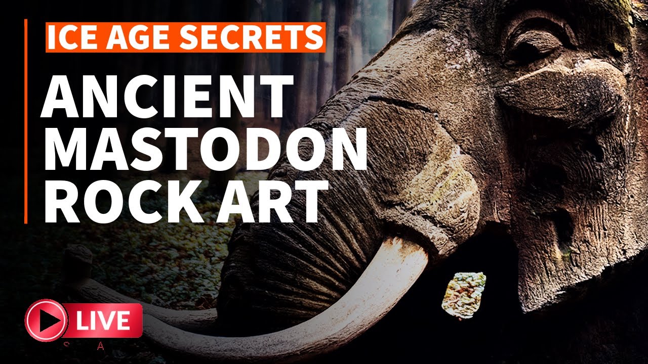 Forgotten Ice Age Monsters: Ancient Mastodon Art Discovered - YouTube
