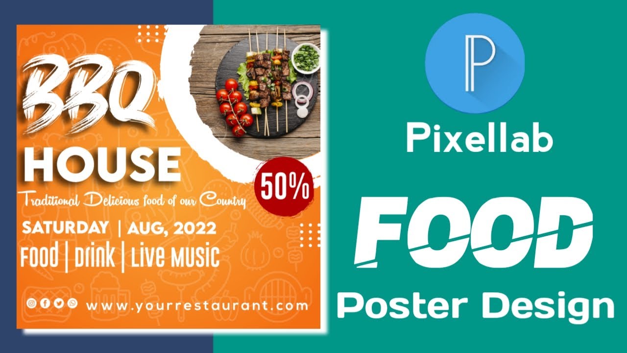 Poster design in Pixellab #pixellab #graphicsdesigning #design - YouTube
