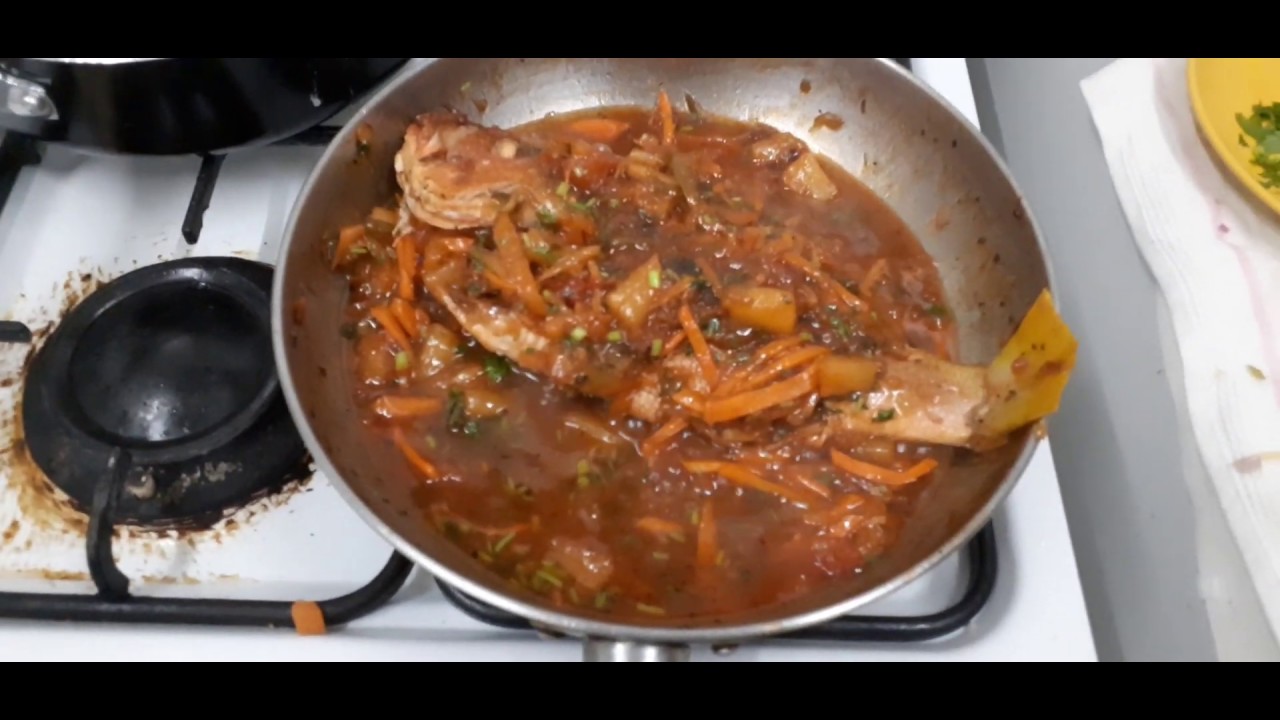 How to cook sweet and sour fish? Maya-maya - YouTube