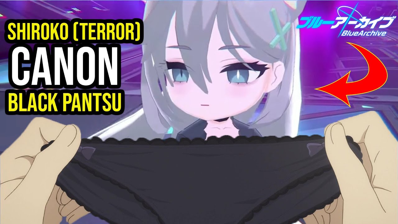 Blue Archive Shiroko (Terror) Black Pantsu - YouTube