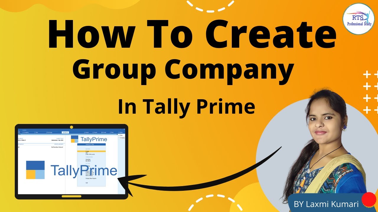 How To Create Group company in Tally prime by Laxmi Kumari | How To ...