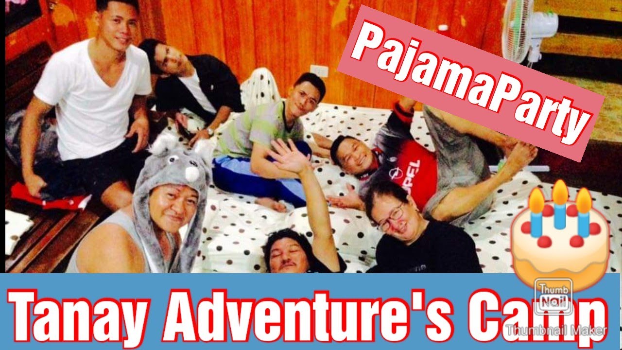 Pajama party Tanay adventures camp . - YouTube