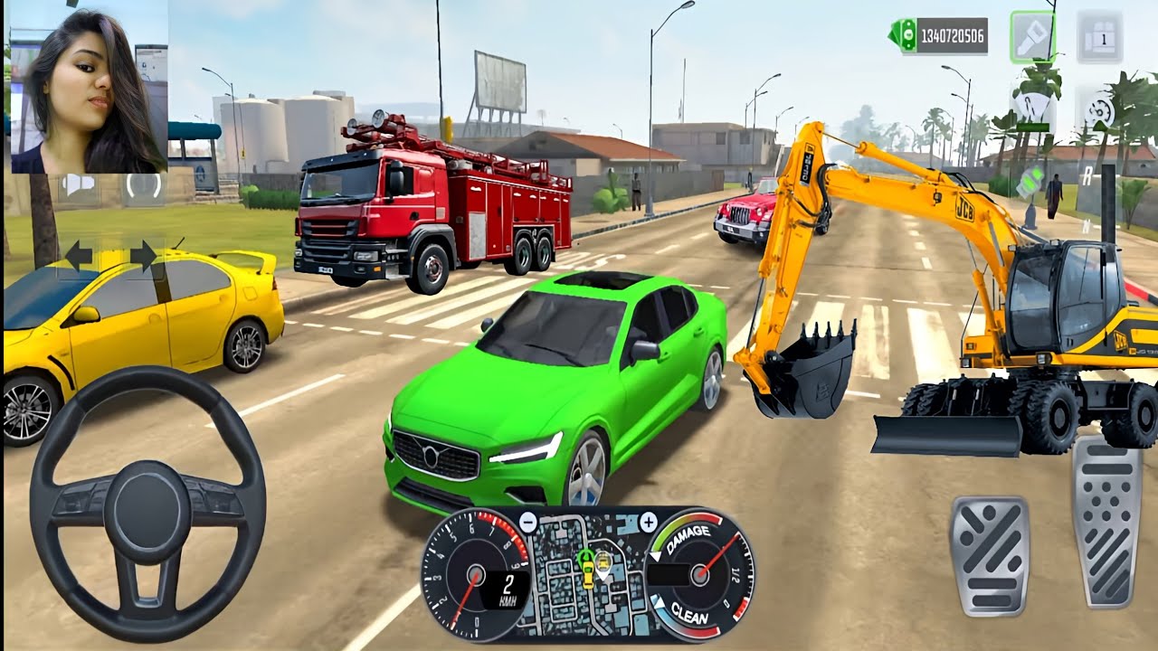 Volvo S60 And Volvo V60 Luxury Car Driving Game Taxi Car Driving ...