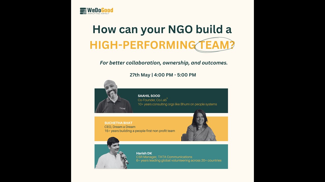 How to Build High-Performing NGO Teams? - YouTube